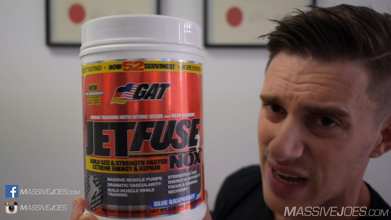 GAT JetFuse NOX Pre-Workout Supplement Review - MassiveJoes.com Raw ...