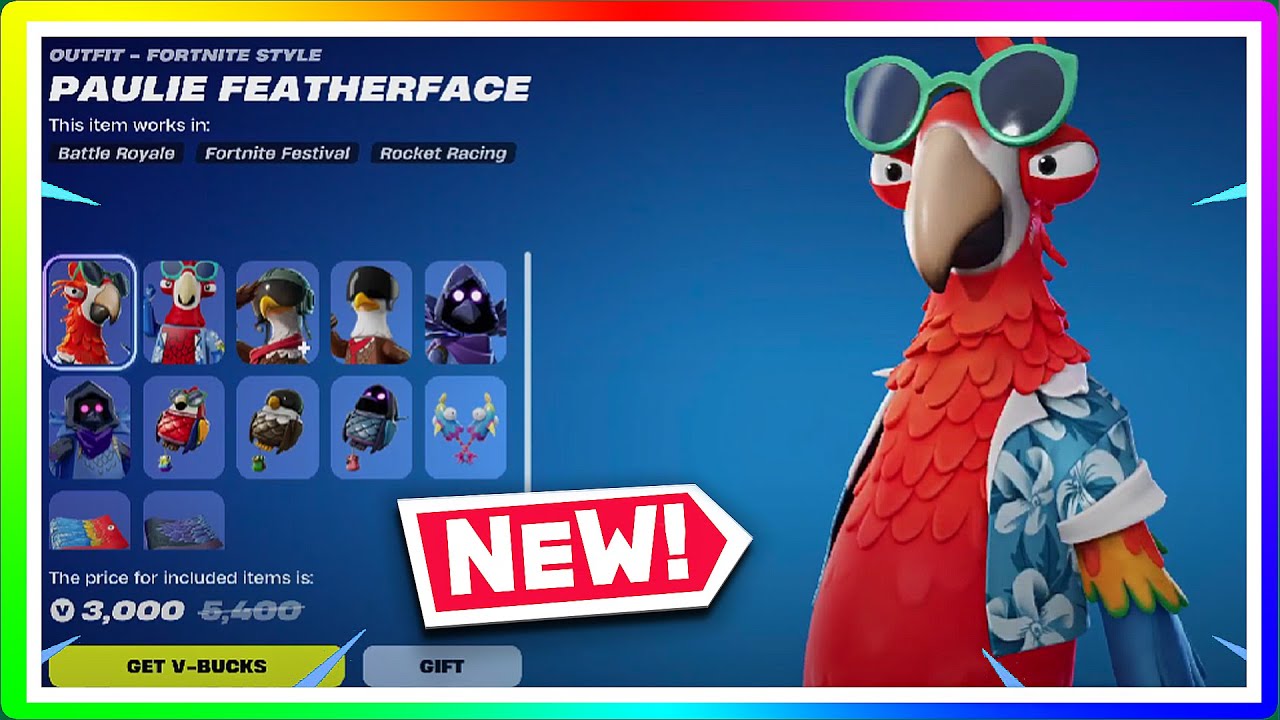 Fortnite Shop *NEW* Flocked Together Bundle! 🍂 September 19, 2024 - YouTube