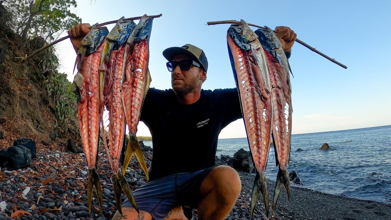 A solo camping CATCH AND COOK MISSION. Which fish taste better? - YouTube