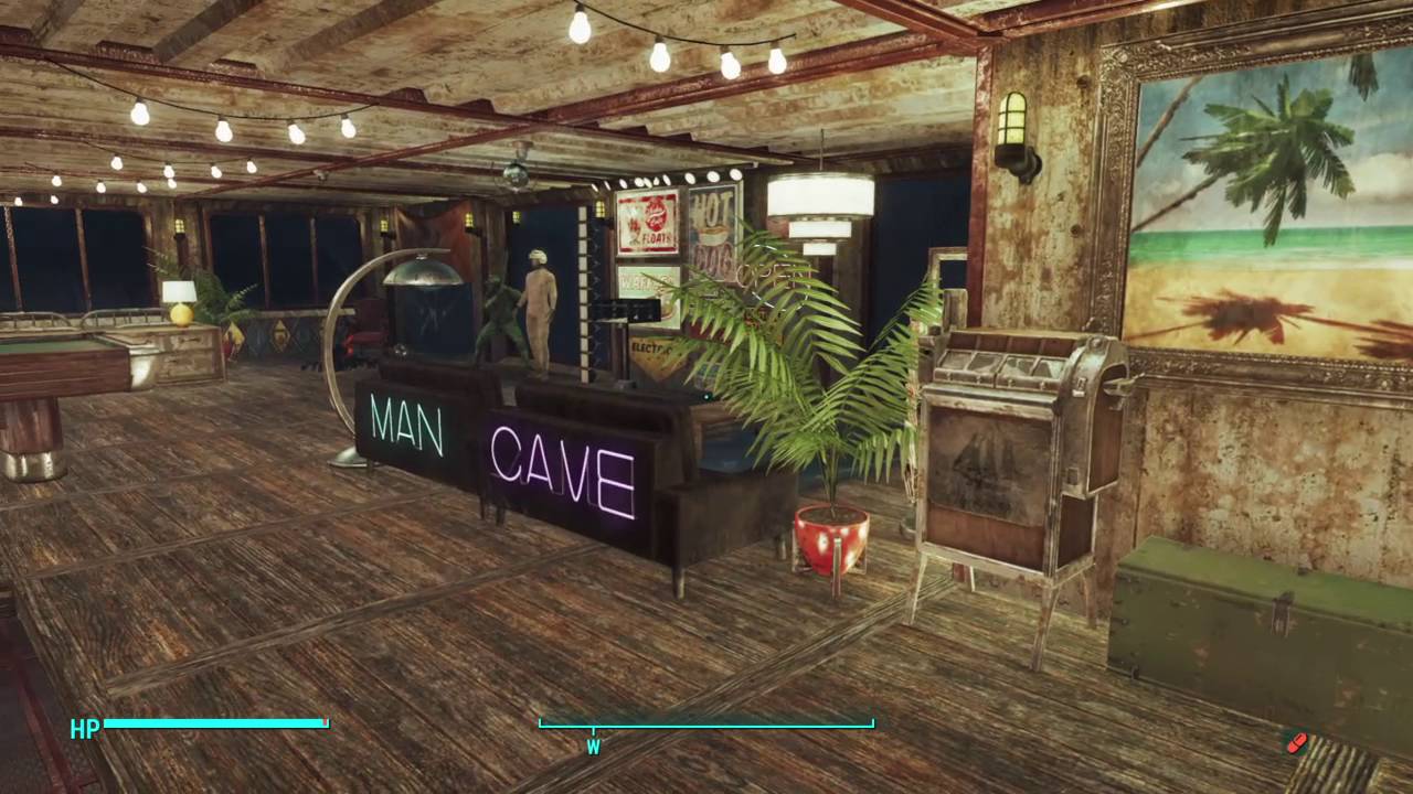 My Fallout 4 MAN CAVE! - YouTube