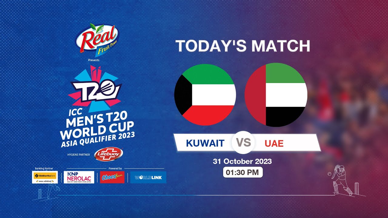 Kuwait vs UAE | ICC Men's T20 World Cup Asia Qualifier | Kantipur TV HD ...