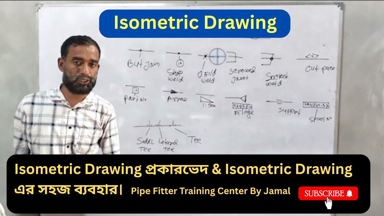 Isometric Drawing প্রকারভেদ & Isometric Drawing এর সহজ ব্যবহার Pipe ...