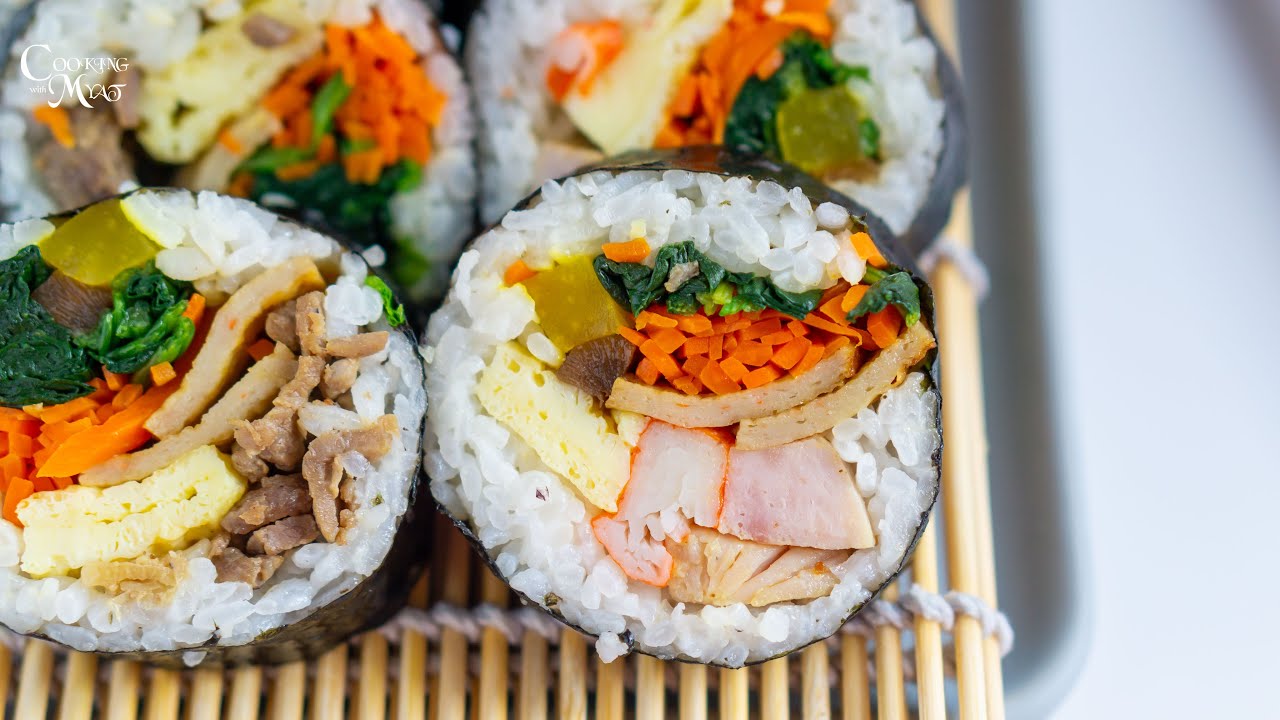 Korean Kimbab : Rolling into flavor | ကိုးရီးယား ထမင်းလိပ် - YouTube