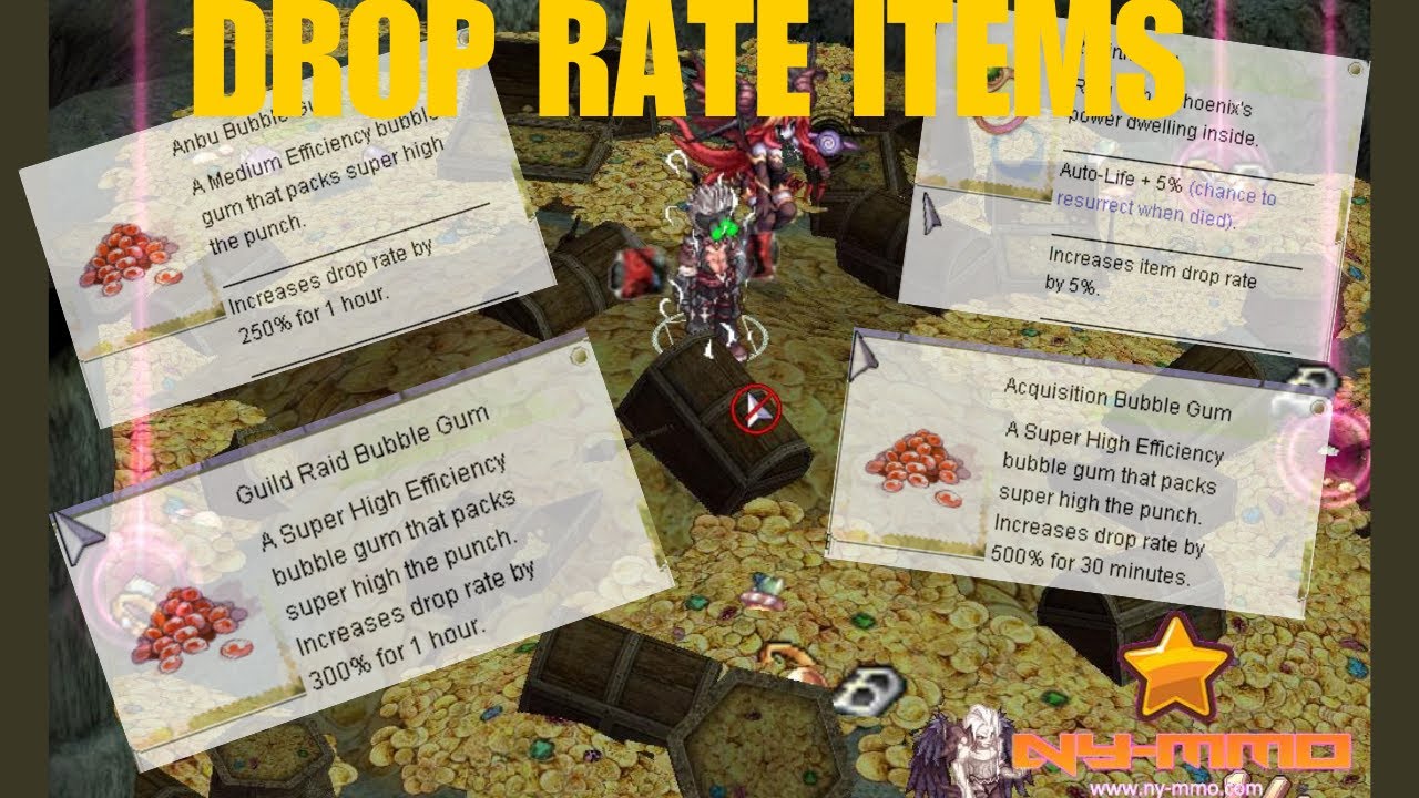 NY-MMO Drop Rate Items Guide - YouTube
