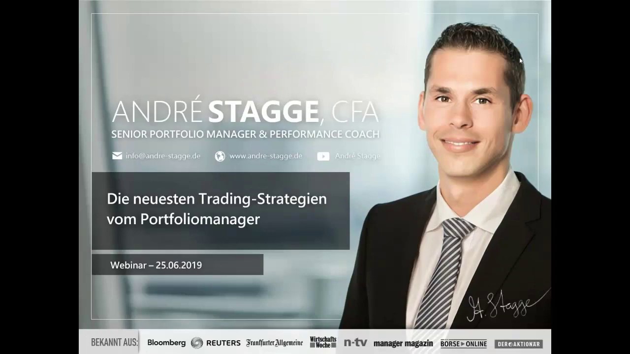 André Stagge „Die neuesten Trading Strategien vom Portfoliomanager ...