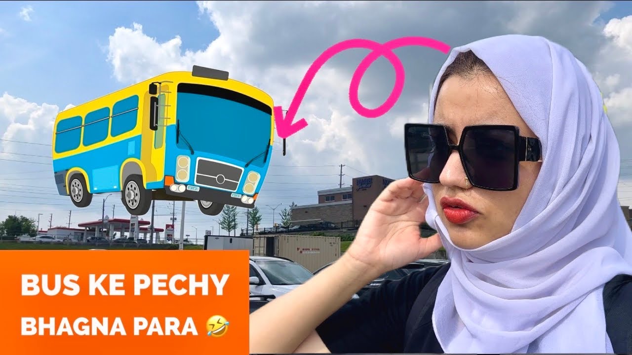 Bus ke pechy bhagna para 😾😅 - YouTube