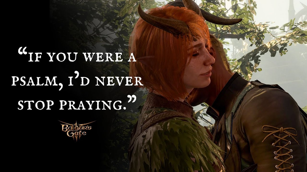 Partners in love and dance - all kiss animations for Wyll | Baldur's ...