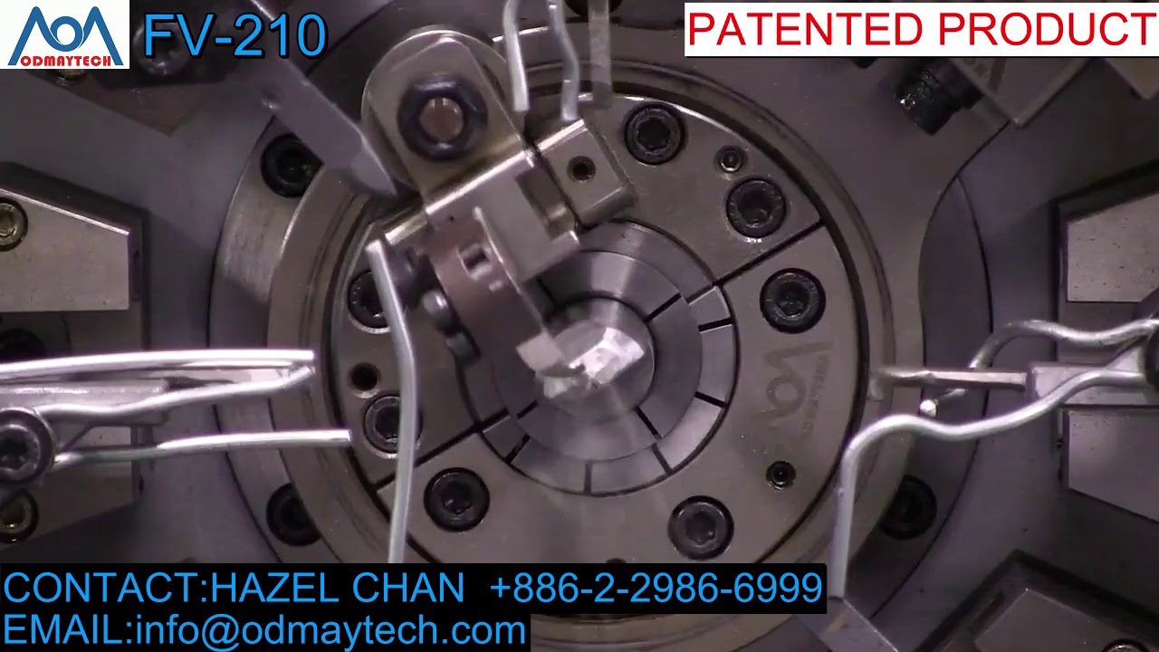 Camless Spring Forming Machine - FV-210 FAST PECKING - YouTube