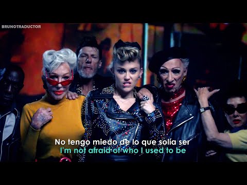 Miley Cyrus - Younger Now // Lyrics + Español // Video Official