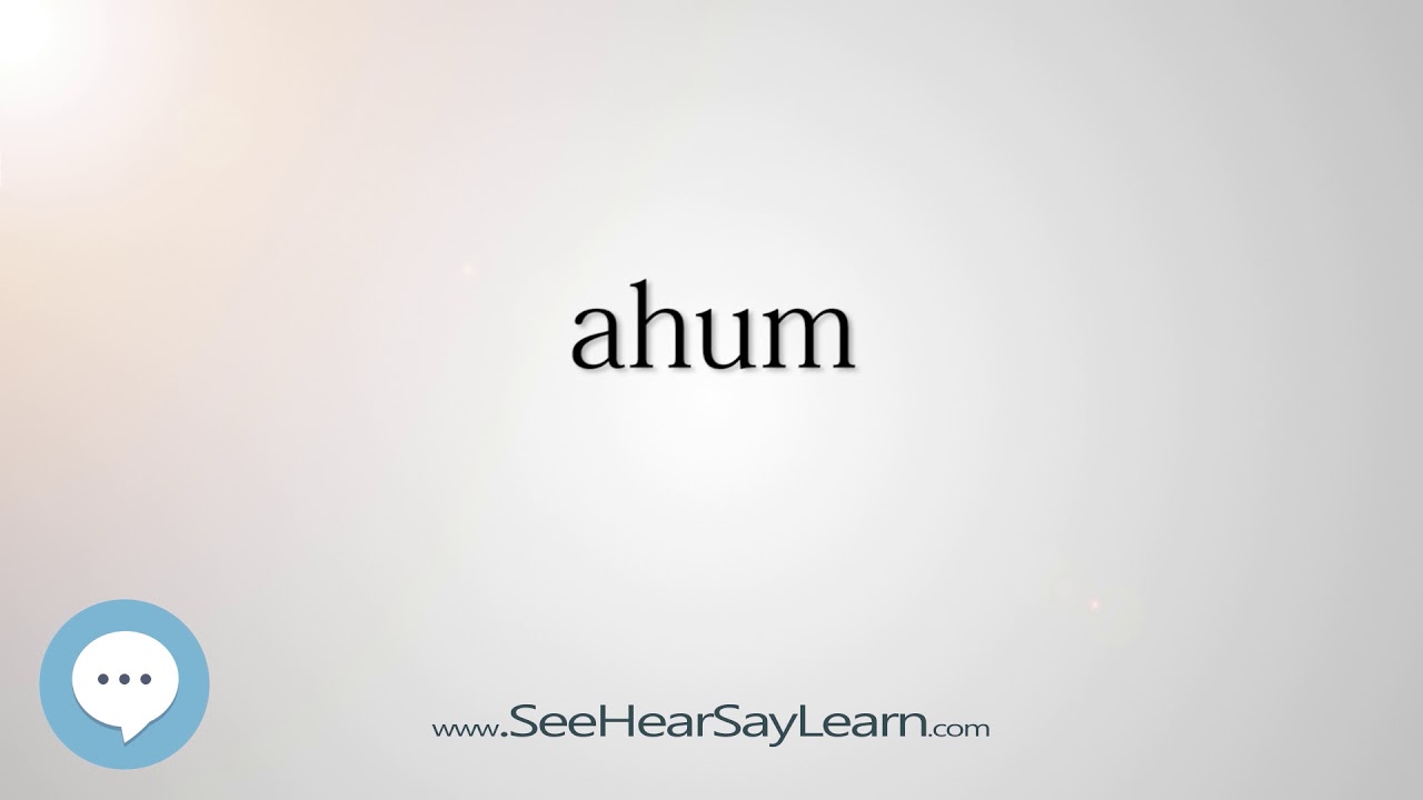ahum - YouTube