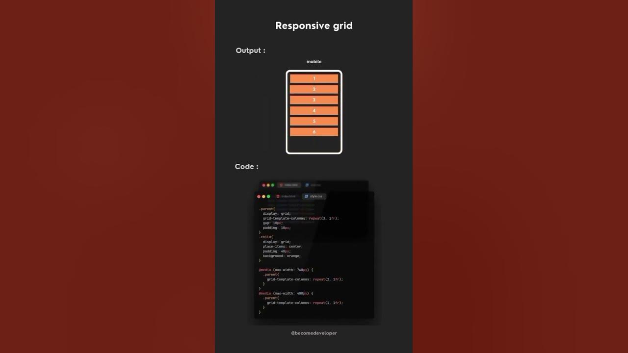 Responsive Css Grid Learn Web Design Css Tricks 🔥css Css3 Cssgrid Webdesign Youtube 0810