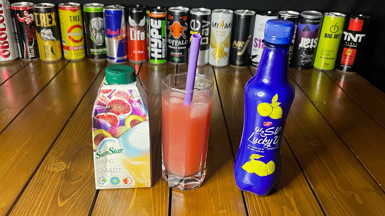 7 fruit sun star drink mix with lemonade lucky you - YouTube