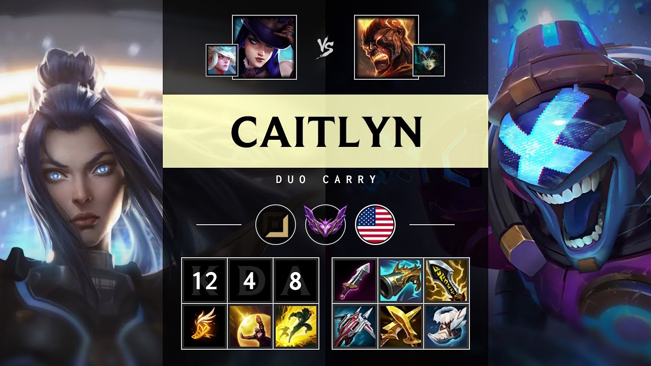 Caitlyn ADC vs Brand: Unstoppable - NA Master Patch 25.S1.1 - YouTube