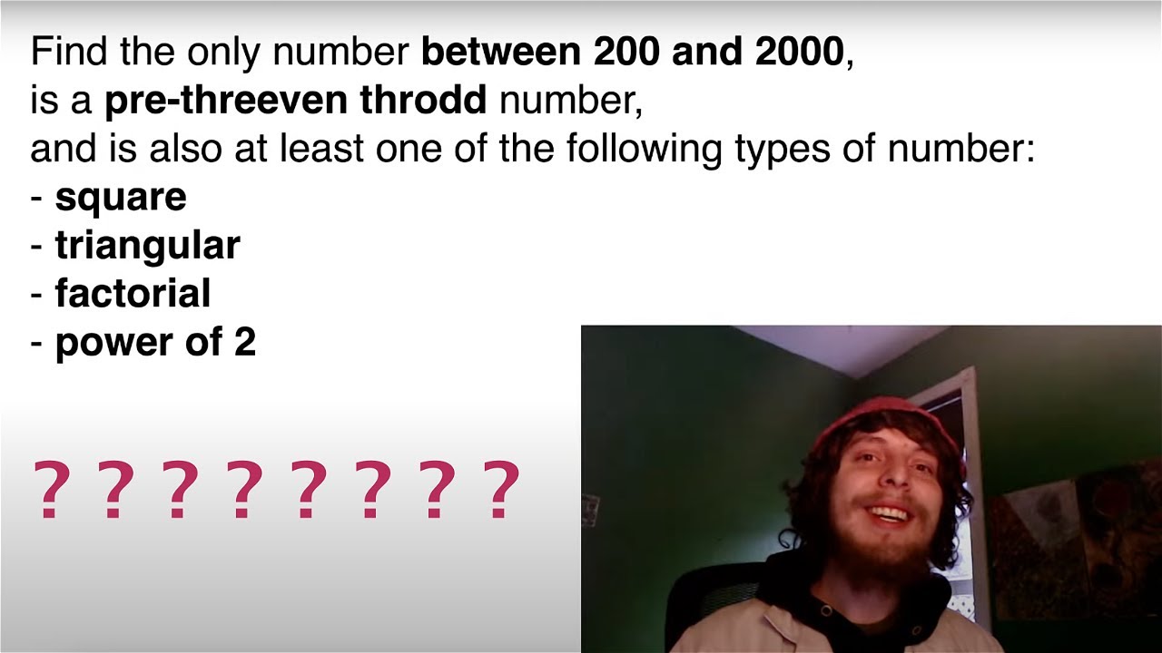 Interesting Facts About "Pre-Threeven" Numbers Revealed Through a Puzzle - YouTube