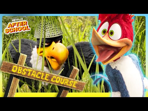 Camp Woo Hoo's WILD Obstacle Course! ⛺️ Woody Woodpecker Goes to Camp | Netflix Family