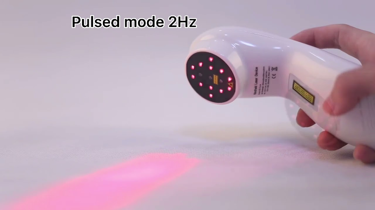 Handheld laser therapy device - YouTube
