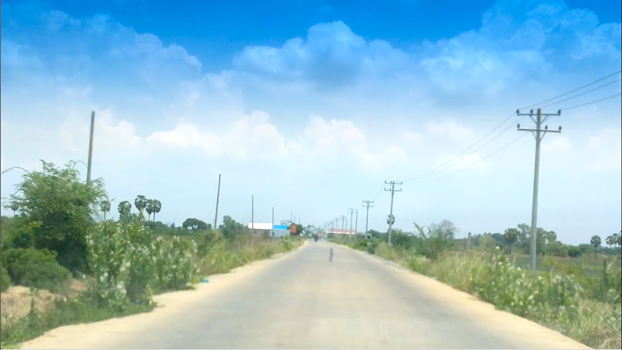 From 7NG Road to Svay Chrum Ferry Dock - YouTube