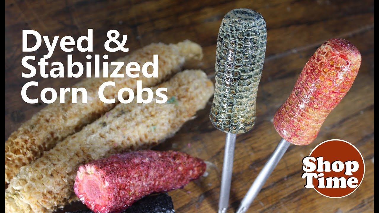 Dyed and Stabilized Corn Cobs! - YouTube