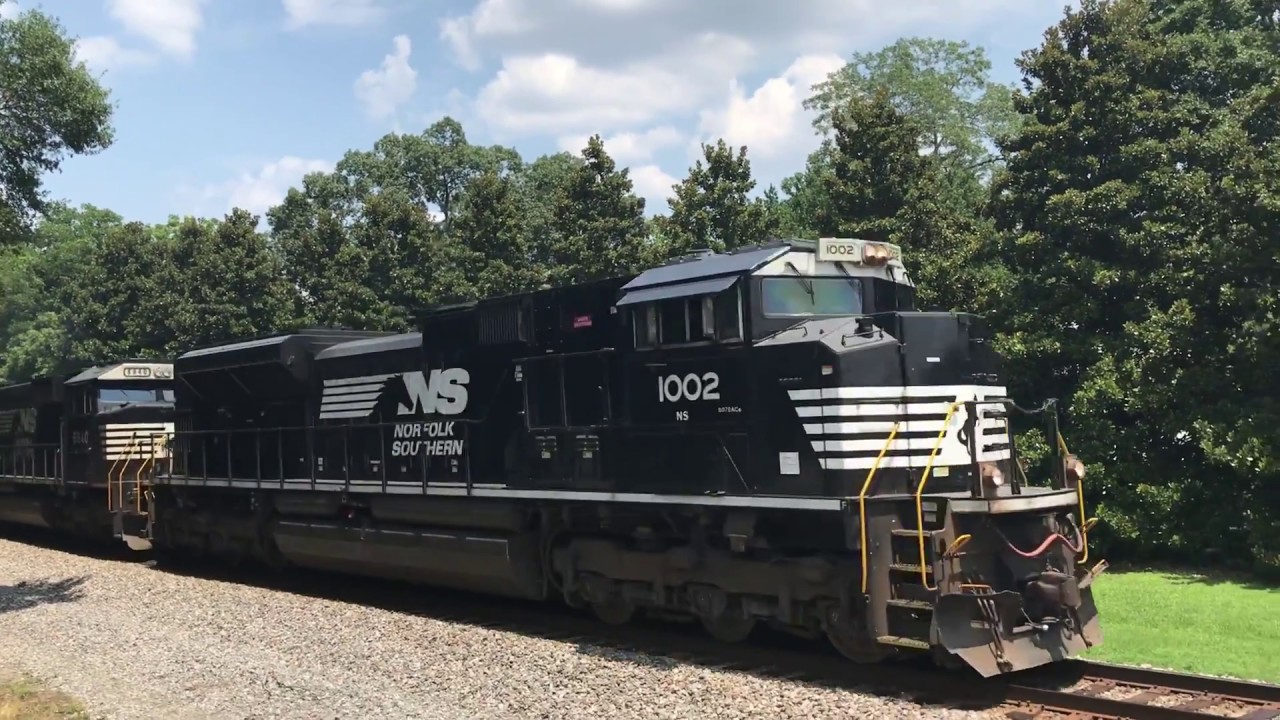 NS 1002 Leads NS 203 Thru Norcross, GA 7/27/18 - YouTube