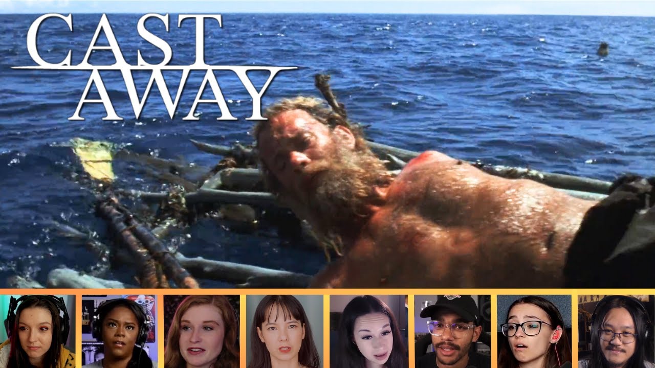 Reactors Reacting to WILSON LOST AT SEA | Cast Away (2000) - YouTube