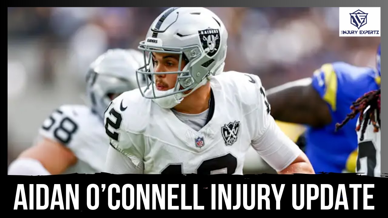Aidan O'Connell injury update! #raiders #aidanoconnell #fantastic - YouTube