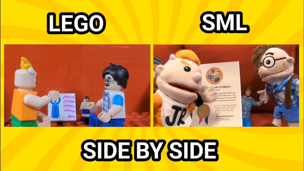 SML LEGO: No Invite! | Side By Side - YouTube