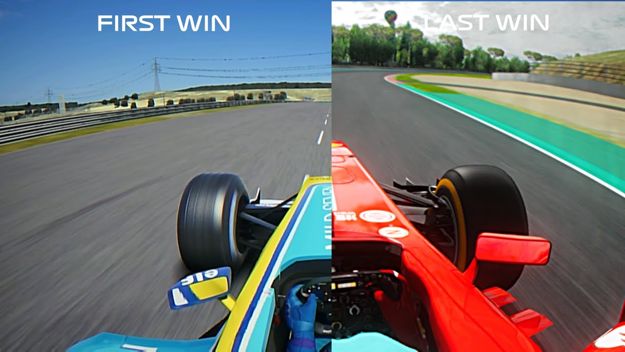 All 32 Fernando Alonso F1 Wins in 1 video | Assetto Corsa Onboards ...