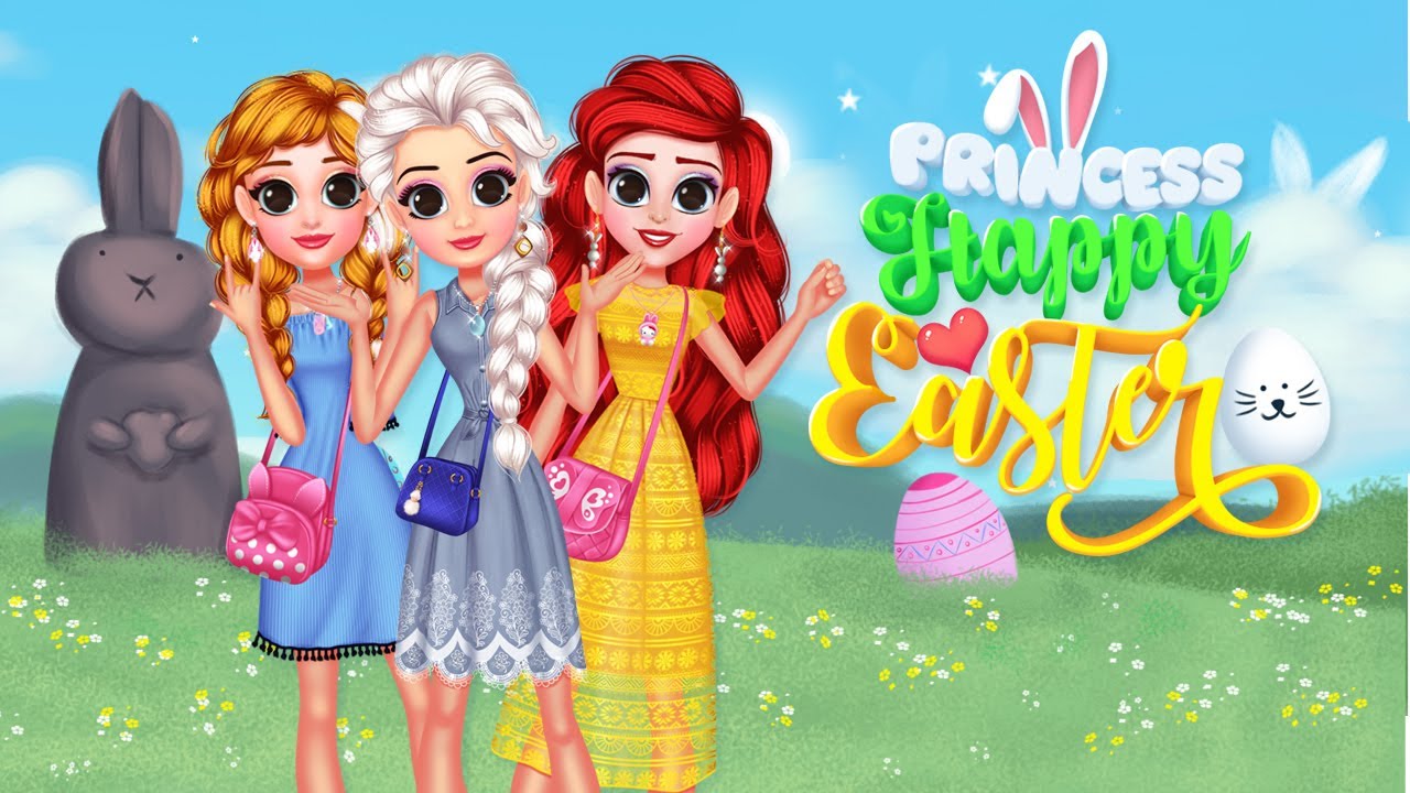 Princess Happy Easter - Princess Dress Up Games - YouTube