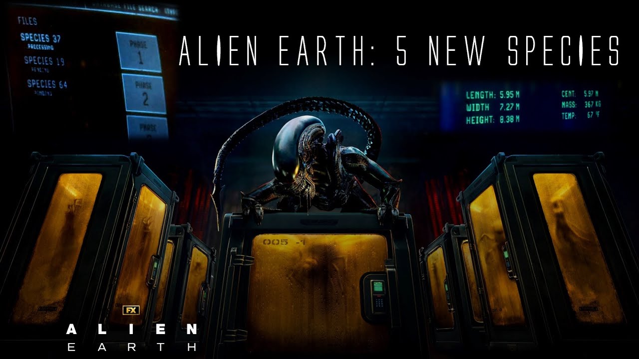 The 5 Alien Species Seen In Alien: Earth Trailer - YouTube