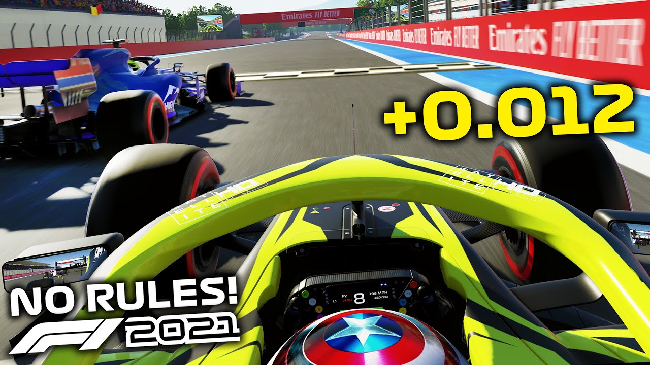 RACE WIN DECIDED BY 0.012 SECONDS!!! F1 2021 ONLINE NO RULES RACING ...