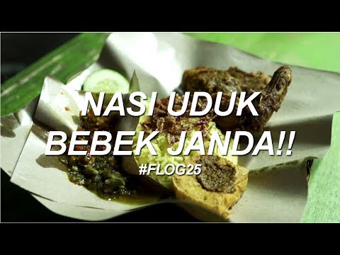 PECEL BEBEK JANDA, MURAH, SAMBALNYA SADIS BIKIN NANGIS! - #FLOG25