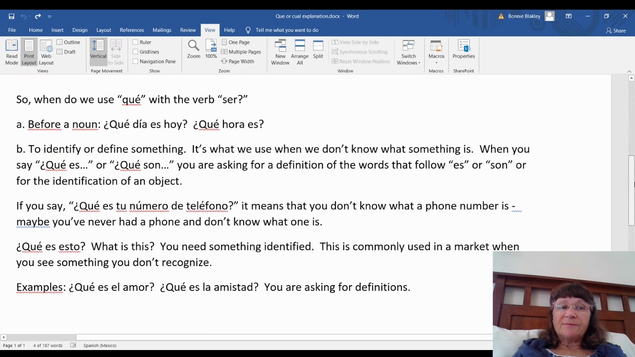 Que and cual explanation - YouTube