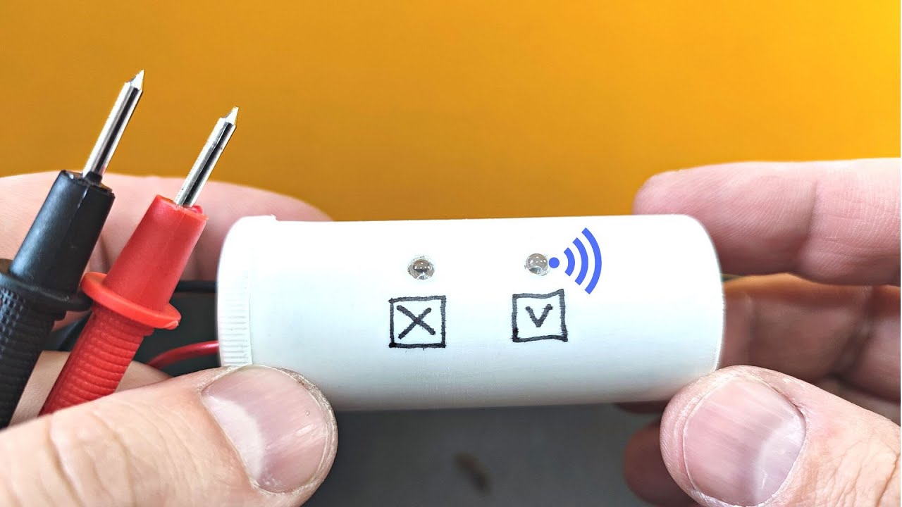DIY Simple and Effective Polarity Tester - YouTube