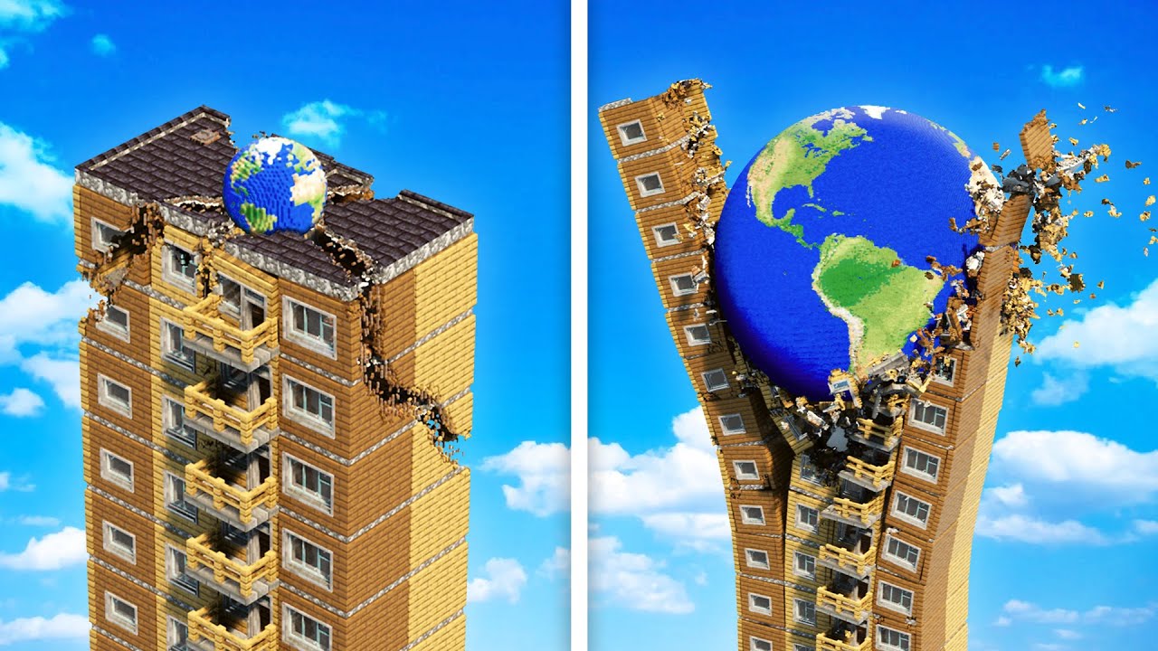 Small To Big Earths vs Dynamic Tower - YouTube