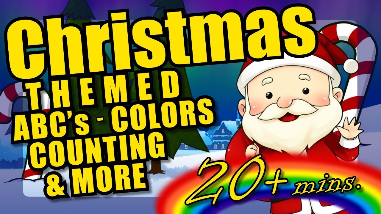 Christmas Themed ABC's, Colors, Counting, Shapes and More! - YouTube