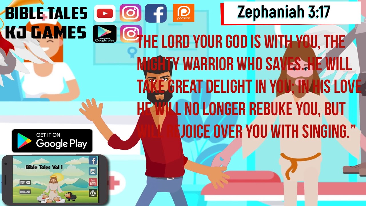 Zephaniah 3:17 Daily Bible Animated verse 16 February 2020 - YouTube
