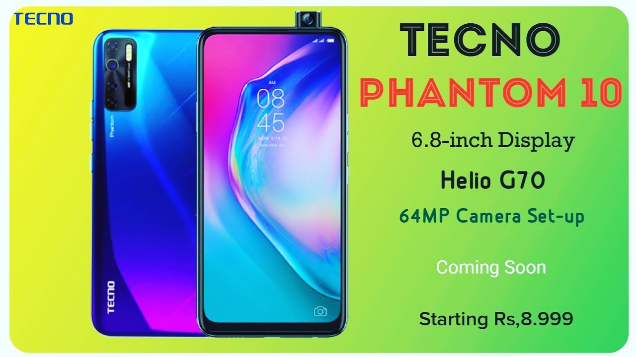 Tecno Phantom 10 | Full Specifications Hindi⚡(POP-UP)Selfie Camera ...