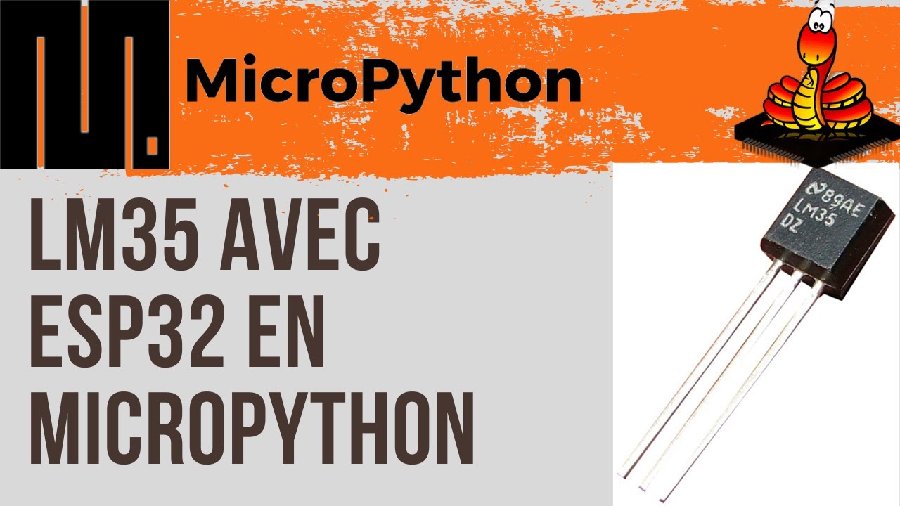 Mesurer la température avec un capteur de Température LM35 sur un ESP32 ...