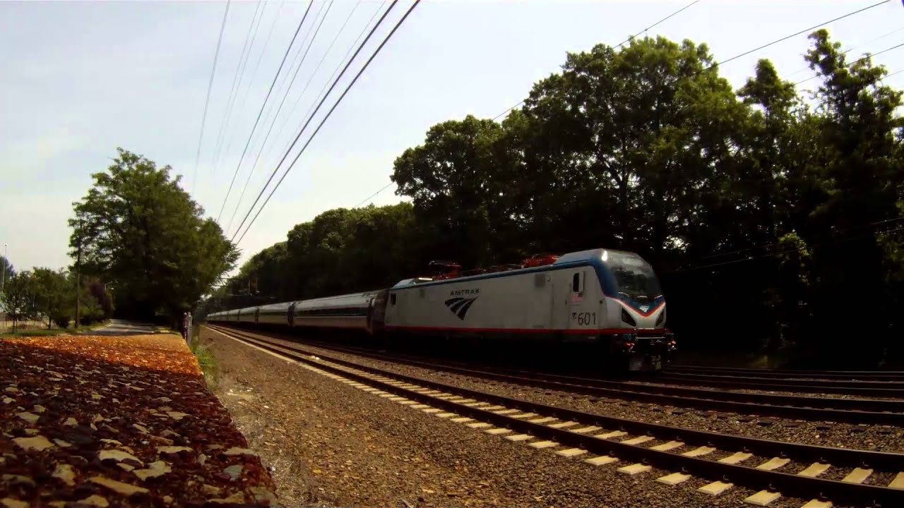 Amtrak ACS-64 601 North of Larchmont Pulling Train 171 - YouTube