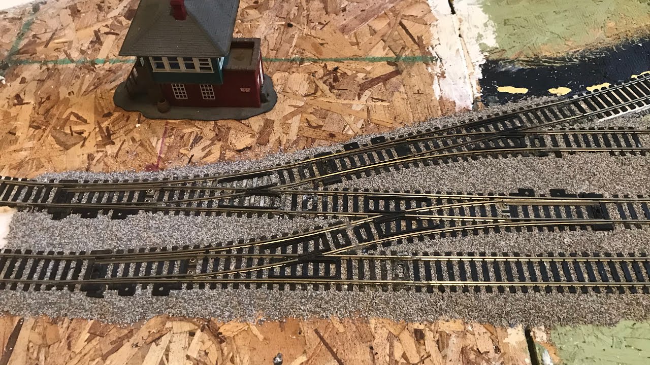 Timelapse!! Ballasting Ho Scale switches! - YouTube
