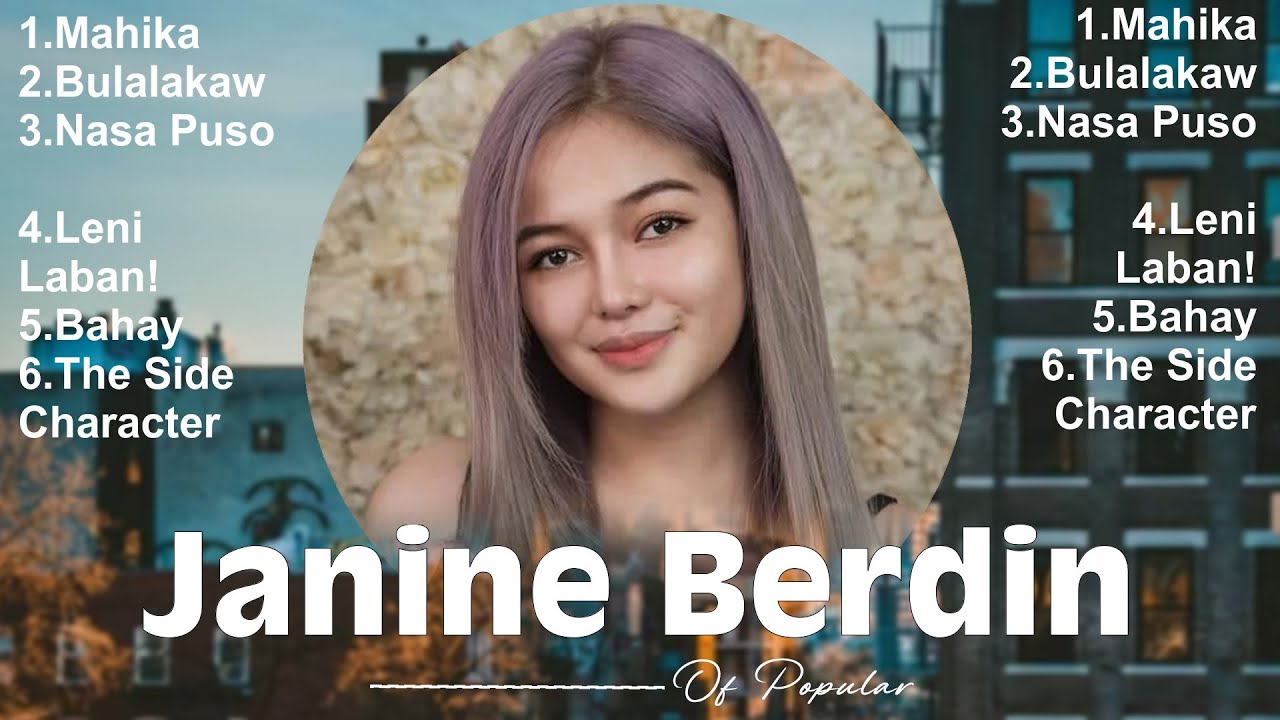 Janine Berdin Playlist💛 Best Janine Berdin Songs Of All Time 💛💛 Janine ...