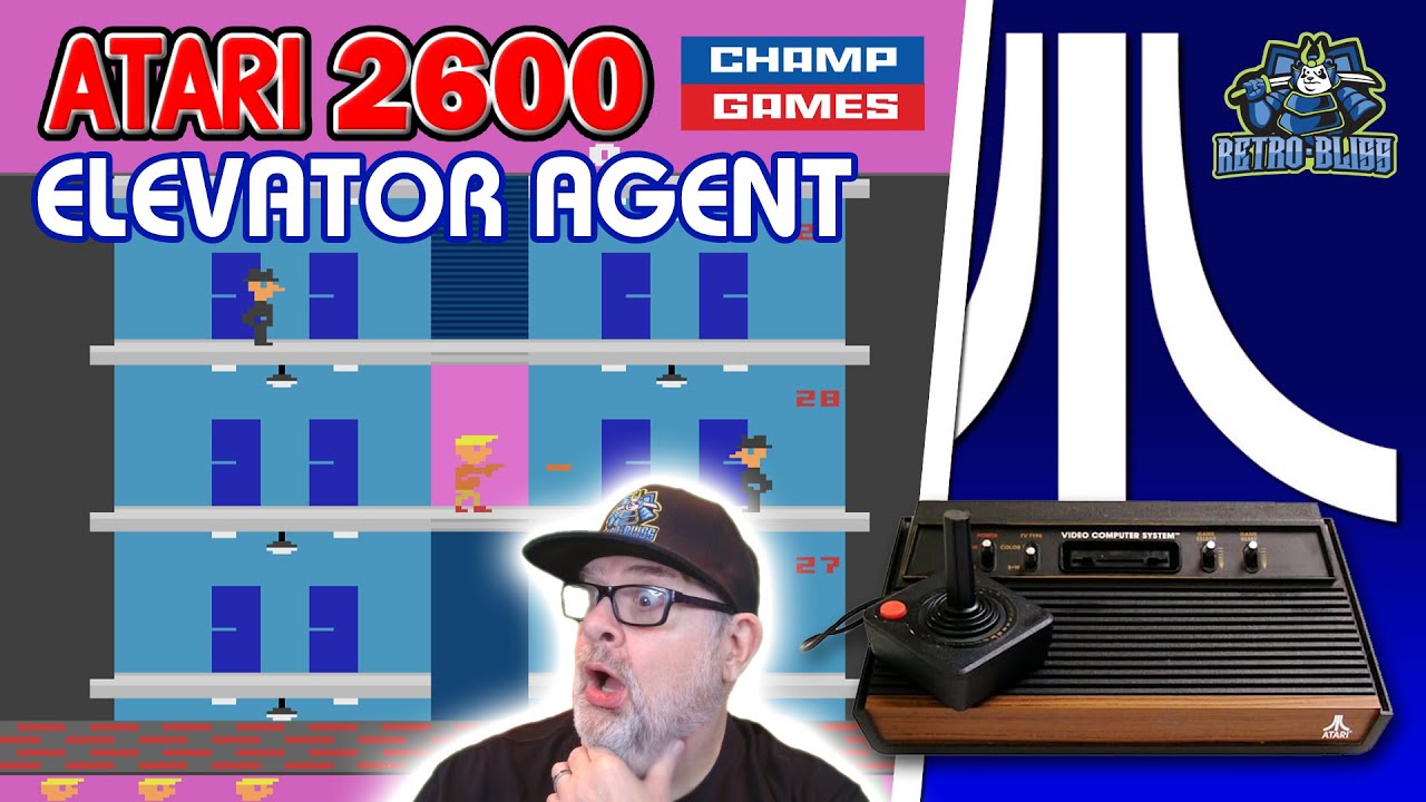 ATARI 2600 Homebrew - ELEVATOR AGENT by Champ Games! Let's Go! - YouTube