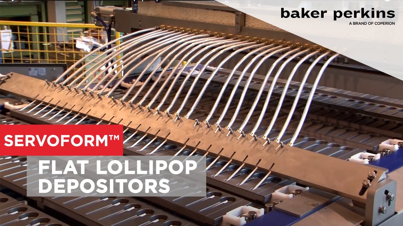 Baker Perkins ServoForm™ Flat Lollipop Depositors - YouTube