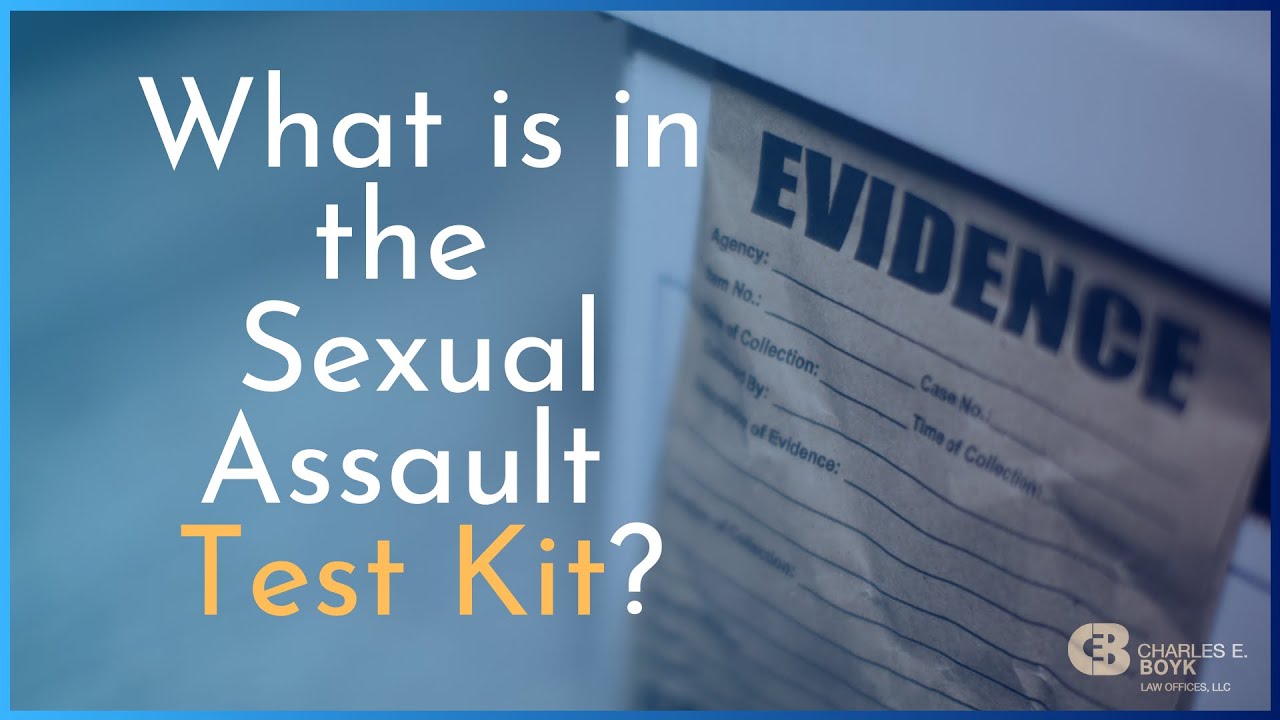 What is in State of Ohio Sexual Assault Test Kit? - YouTube