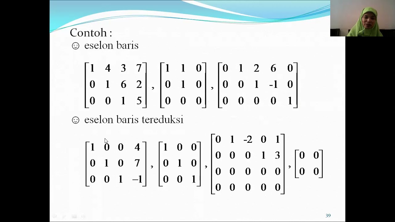 Operasi Baris Elementer - YouTube