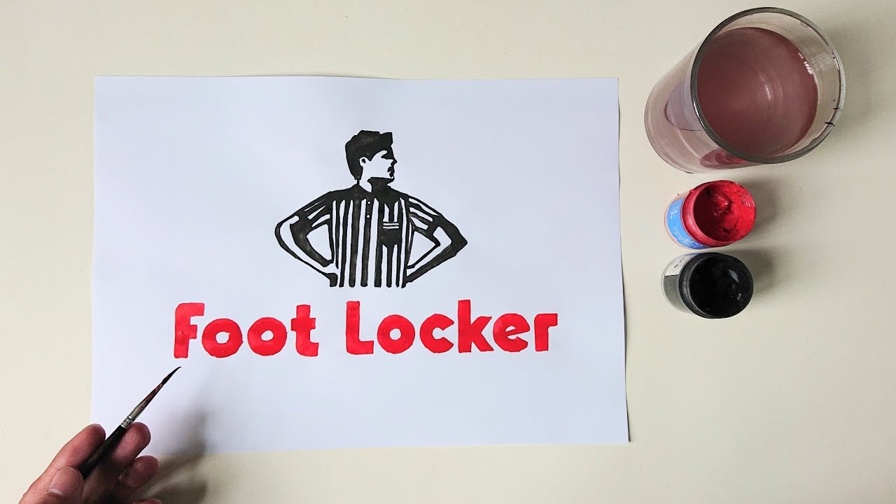 Cómo dibujar un logotipo de Foot Locker/How To Draw A Foot Locker Logo ...