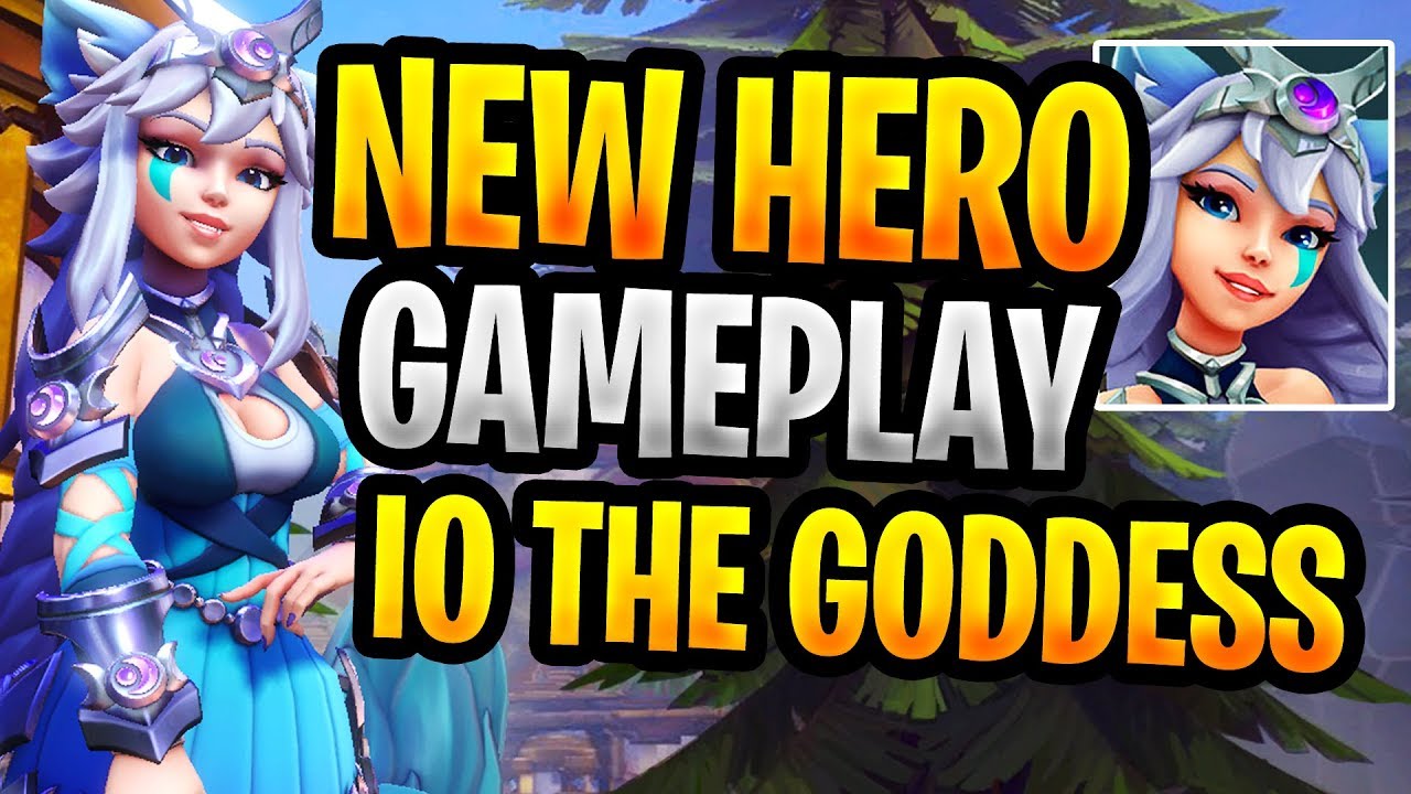New Hero IO Gameplay SHE LOOKS SO GOOD IO The Shattered Goddess ...