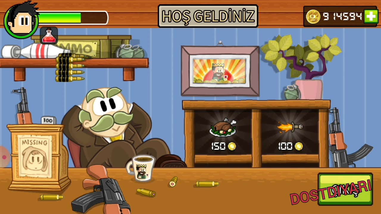 DAN THE MAN GAMES OYUNUYORUZ - YouTube