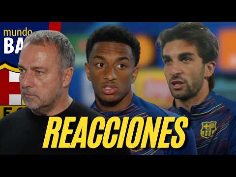 🔥 LAS REACCIONES de FERRAN TORRES, BALDE Y FLICK tras la VICTORIA del BARÇA ante el Espanyol  (4-1)