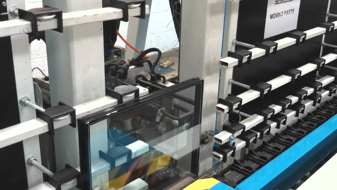 Sealing a double-glazed window unit - Premier DGU - YouTube